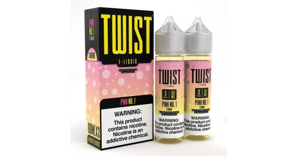 Twist E-liquids - Pink No.1 2x60mL (Previously Pink Punch Lemonade) lemon twist